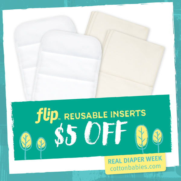 Flip Cloth Diaper Inserts – Cotton Babies