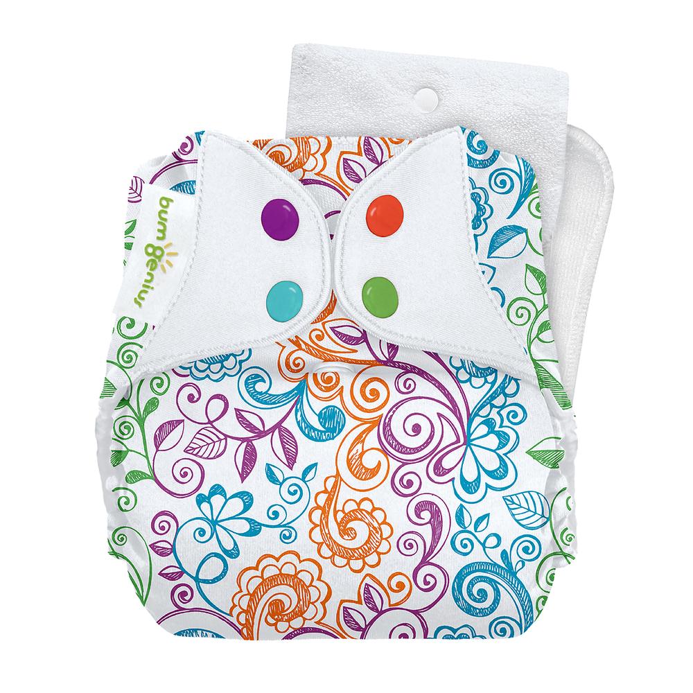 bumGenius Original One-Size Cloth Diaper 5.0 24pk – Cotton Babies